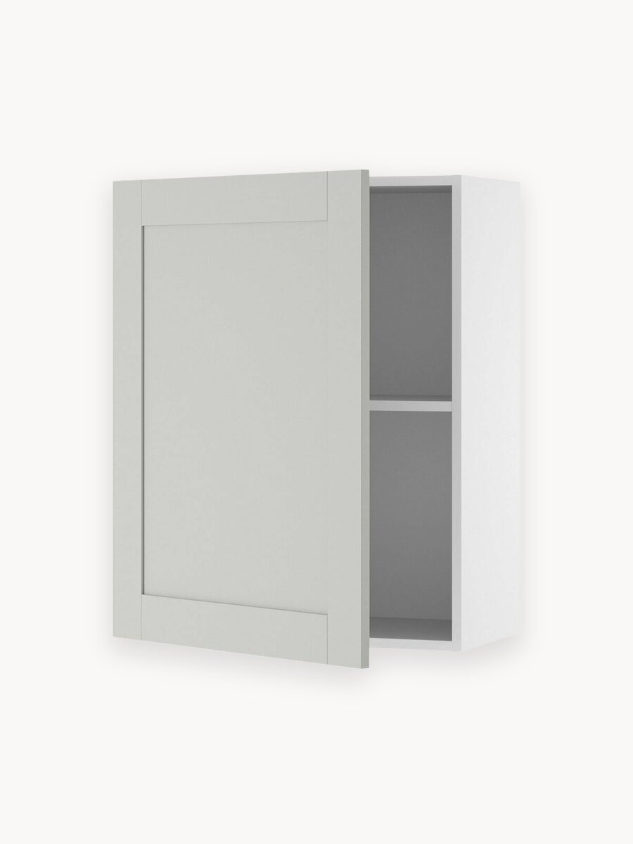 Навесной кухонный шкаф с дверцей 60х75 см KNOXHULT кноксхульт серый