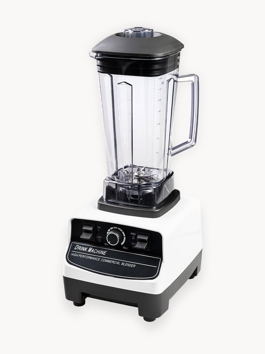 Стационарный блендер GASTRORAG B-012AJ для смузи и коктейлей, стекло, с чашей 2 л