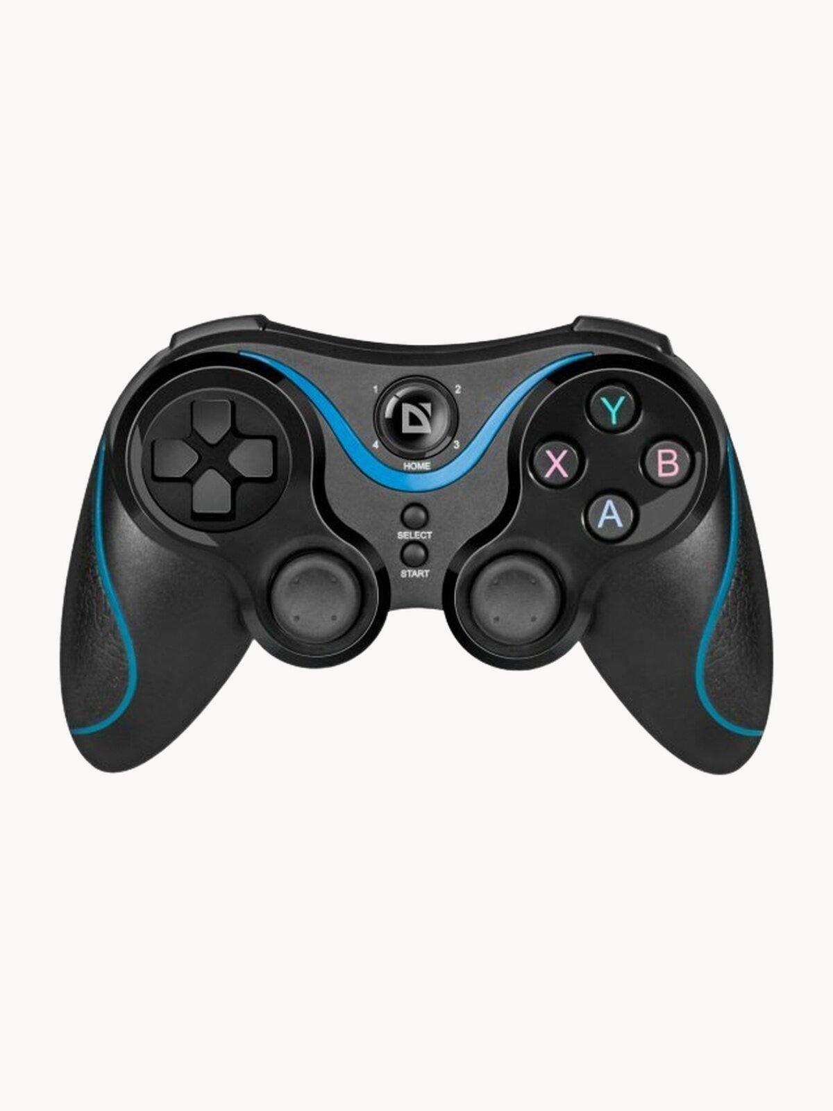 Геймпад Defender Blaster USB, Bluetooth черный, синий (64283)