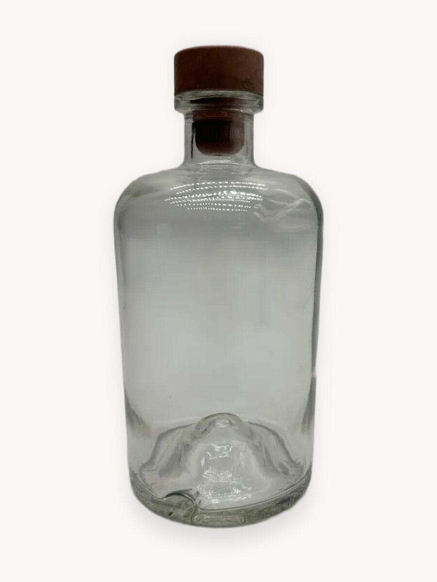 Стеклянная бутылка 0,5 л "Орион NEW", комплект 12 шт с пробками