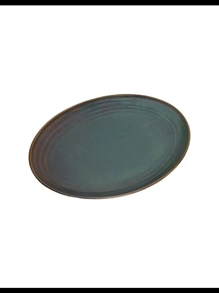 Блюдо овальное сервировочное Corone Terra, фарфор, 33x25,5см