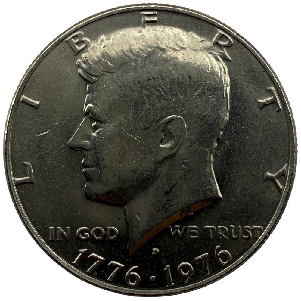 США 50 центов (1/2 доллара) 1976 г. (200 лет независимости США) (CN) (D)