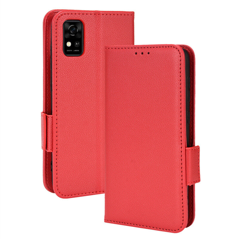 Чехол-книжка MyPads для ZTE Blade A31 / ЗТЕ Блэйд A31, красный