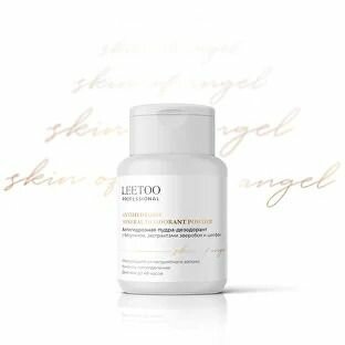 LEETOO антигидрозная пудра-дезодорант, 80 гр