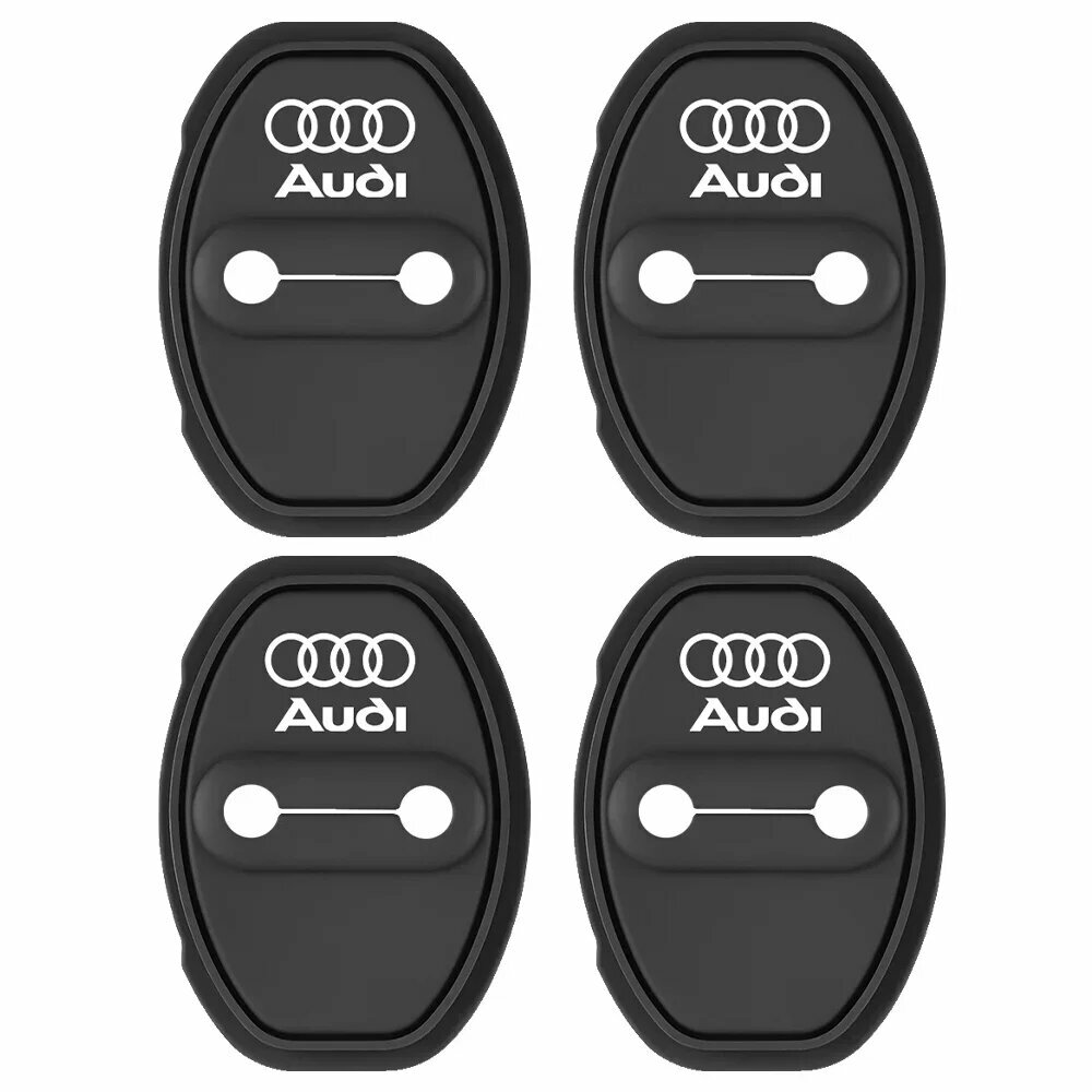 Автомобильный силиконовый дверной замок, защитный чехол, противоударная амортизирующая накладка для Audi SLine A3 A4 A5 A6 A7 Q2 Q3 Q5 Q7, аксессуары