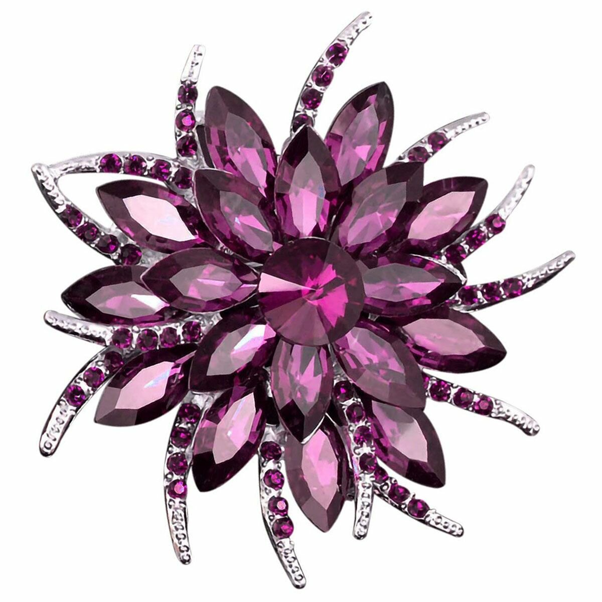 Брошь, стразы, хрусталь