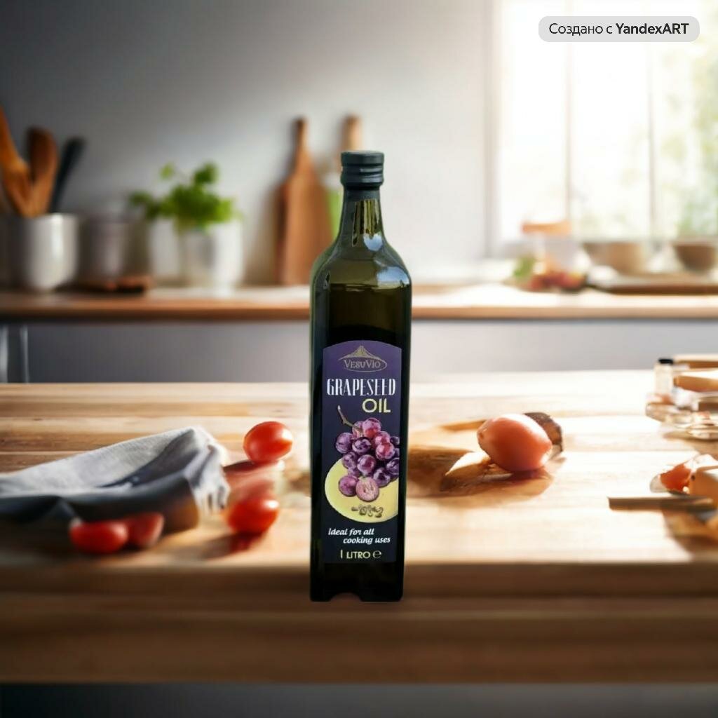 Масло виноградной косточки пищевое рафинированное, 1л