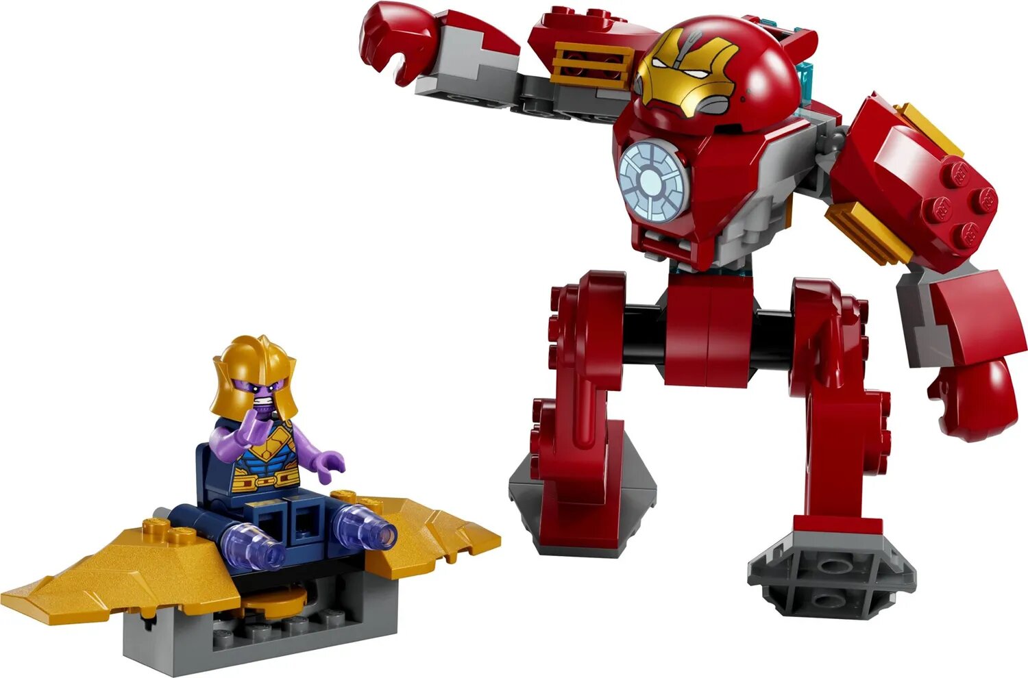 Конструктор LEGO Super Heroes 76263 Железный человек: Халкбастер против Таноса (без коробки)