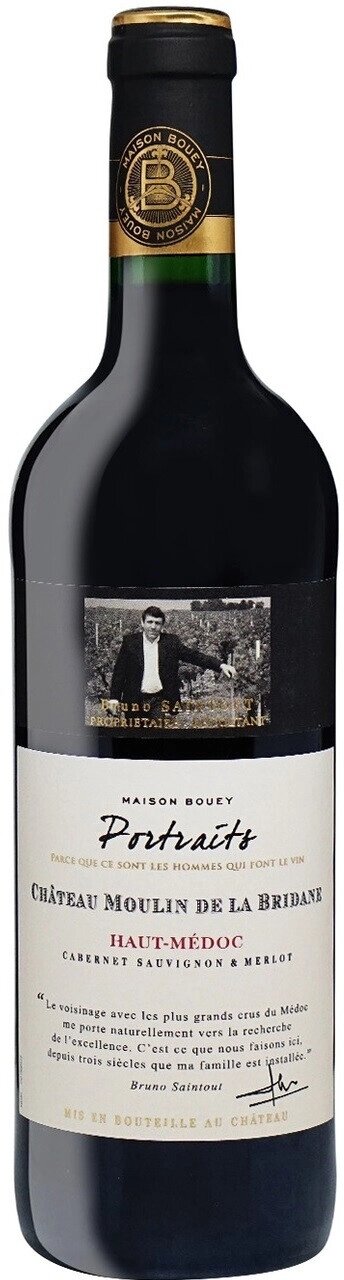 Вино Chateau Moulin de la Bridane, "Portraits", Haut-Medoc AOC, 2021