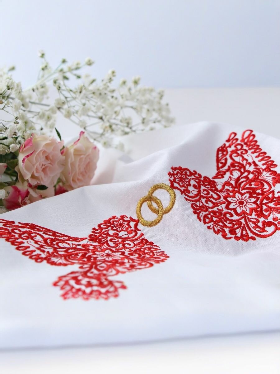 Рушник с вышивкой Совет да Любовь