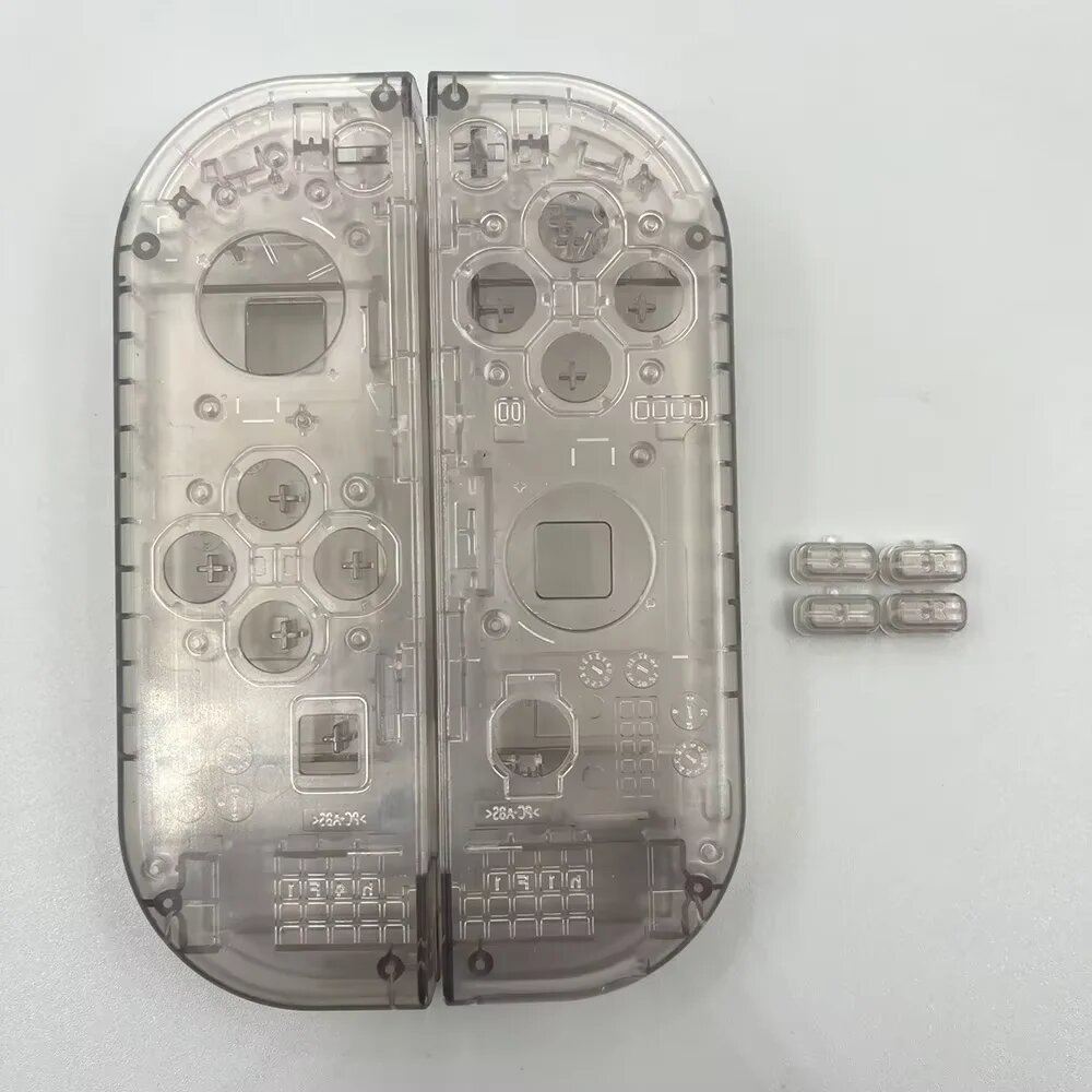 Прозрачный корпус для контроллера Nintend Switch Joycon, сменная крышка корпуса