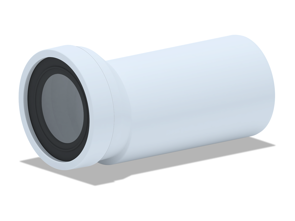 Труба фановая АНИ Пласт W1225 110х250 мм 15 градусов со смещением