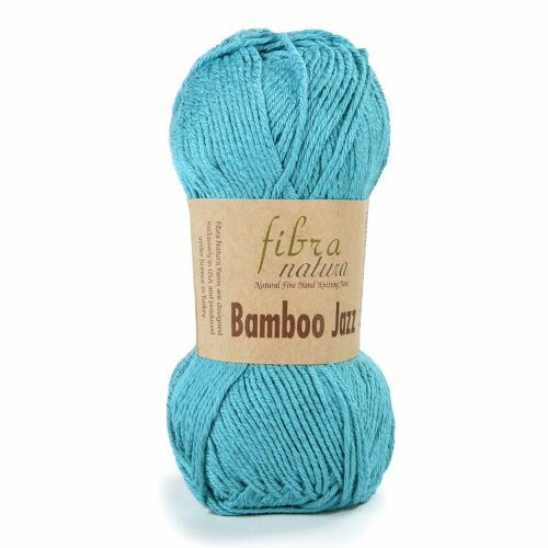 Пряжа Fibra Natura Bamboo Jazz 206 (5 мотков по 50г/120м) бирюзовый