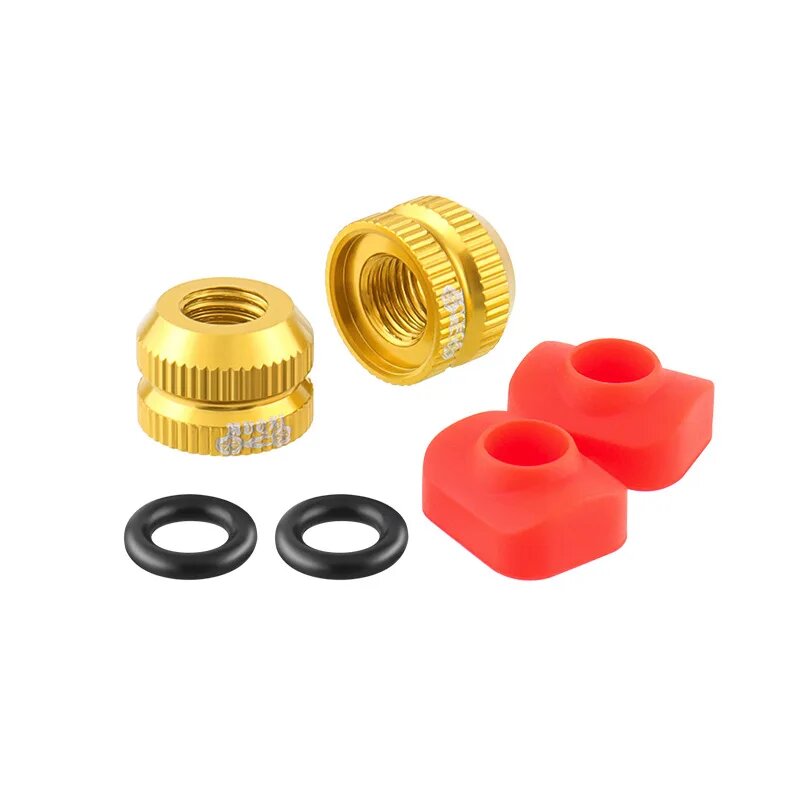 Вакуумные гайки клапанов Presta для велосипедов 2 шт. 1Set Gold
