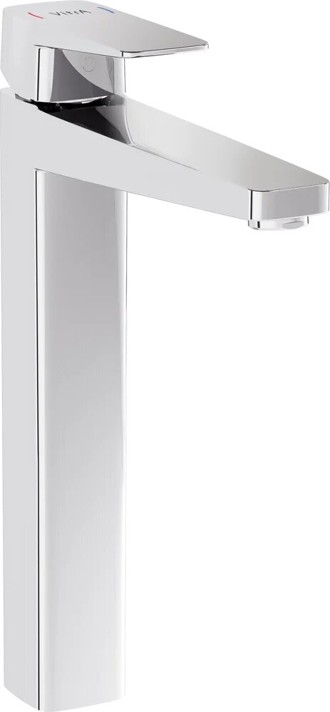 Смеситель для раковины VitrA Root Square A42733EXP хром, глянцевый, кран для ванной в раковину, из латуни, рычажный, с керамическим картриджем