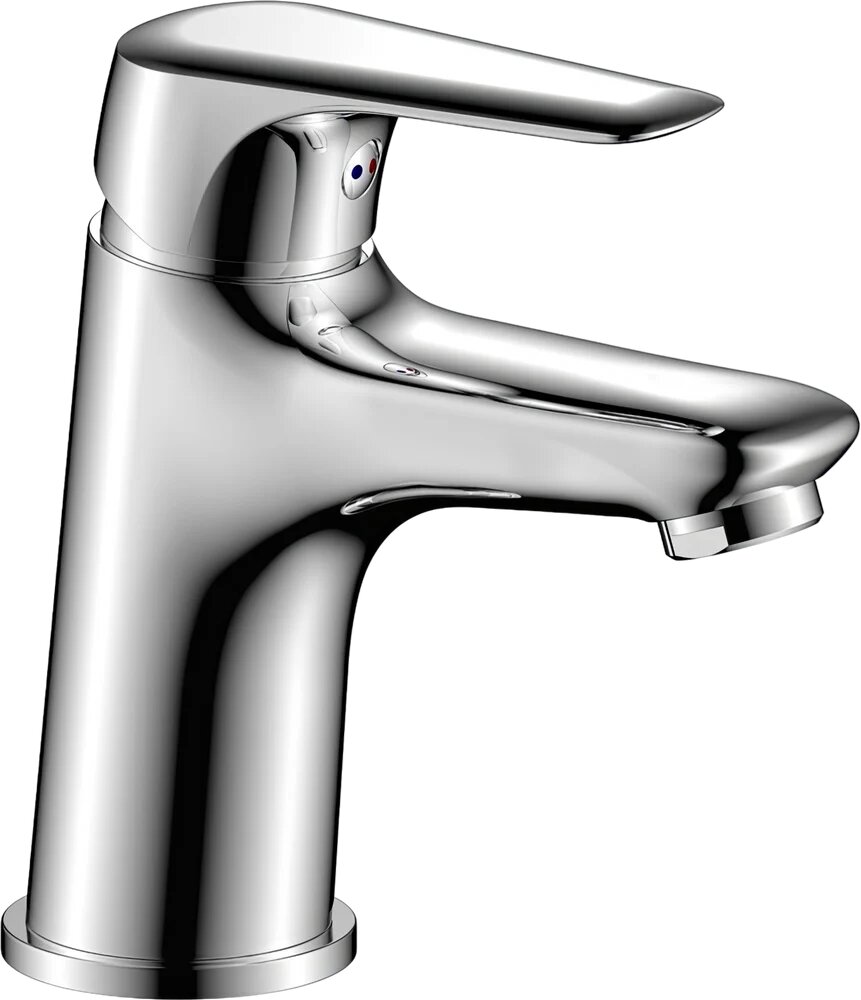 Смеситель для раковины Olive'S Evora 33100EV хром, глянцевый, кран для ванной в раковину, из латуни, рычажный, с керамическим картриджем