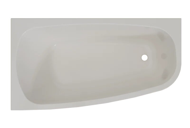Акриловая ванна Radomir Рона 1-01-0-1-1-344 168x95, с каркасом, угловая, левая, пристенная, белая, глянцевая, асимметричная