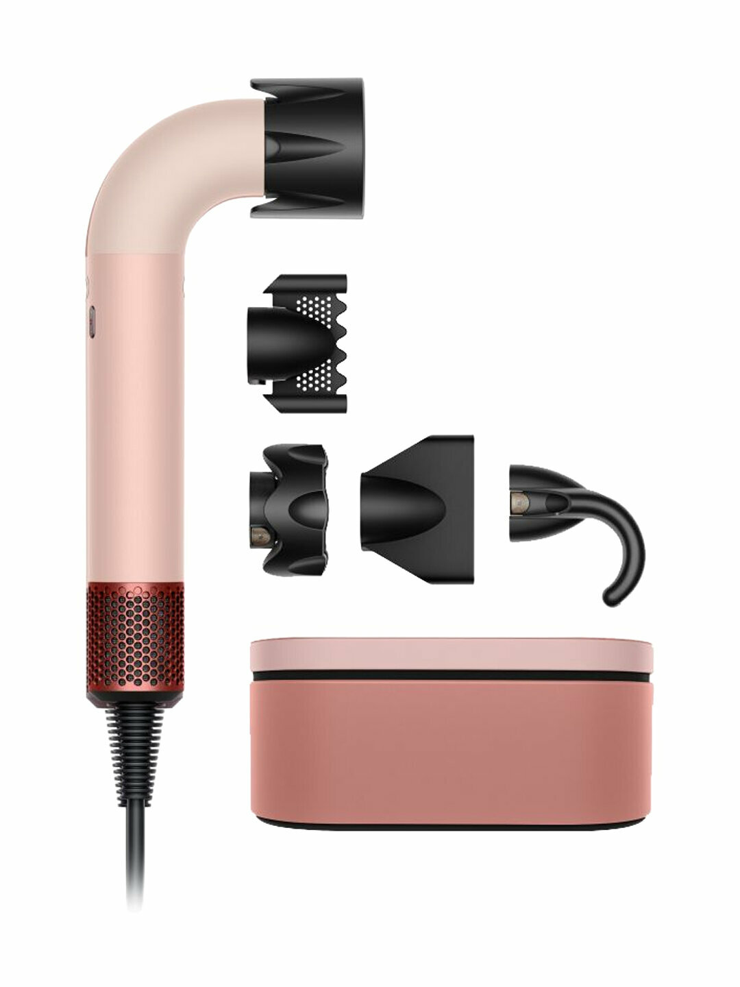 Фен Dyson Supersonic HD17 R Pro Straight+Wavy (Kanzan Pink) + переходник