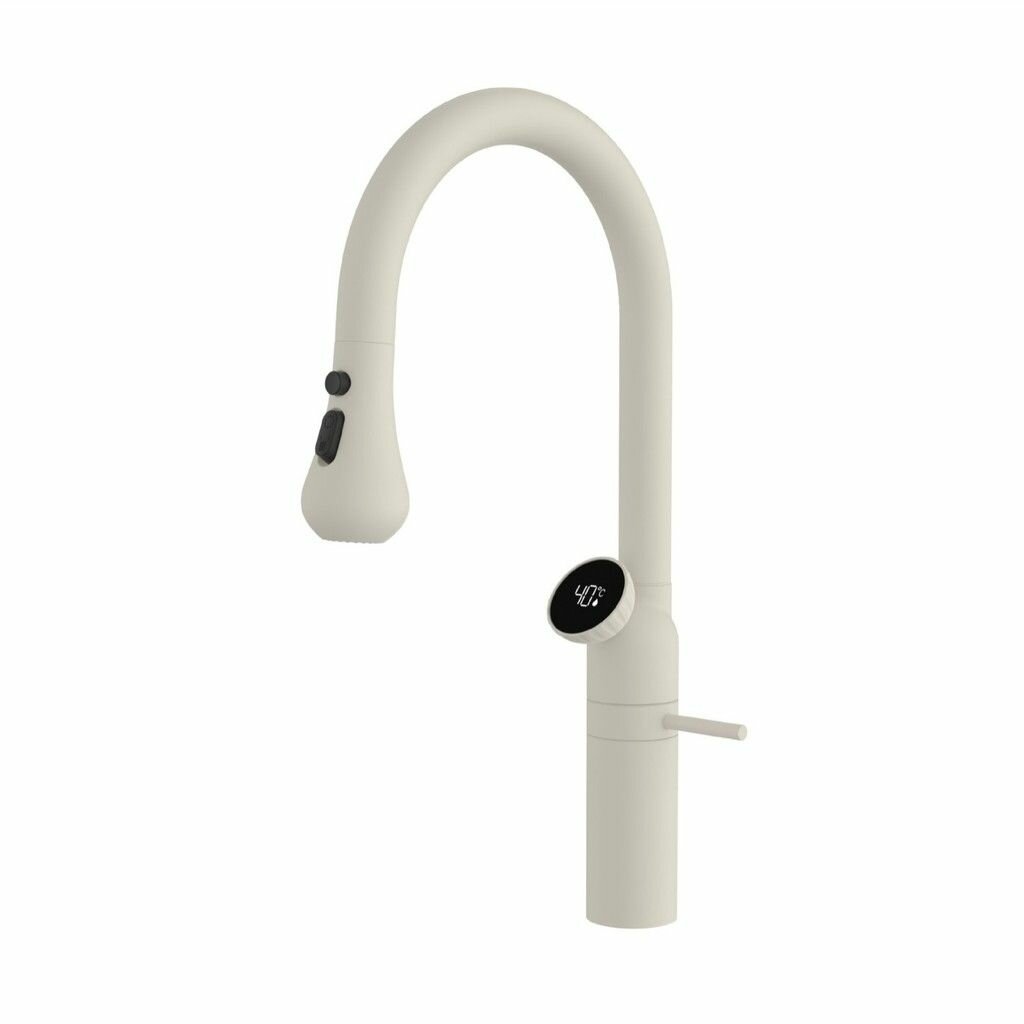 Высококачественный полный медный ретро серый водопроводный кран для кухни с овощным баком - элегантный винтажный смеситель для домашнего использования