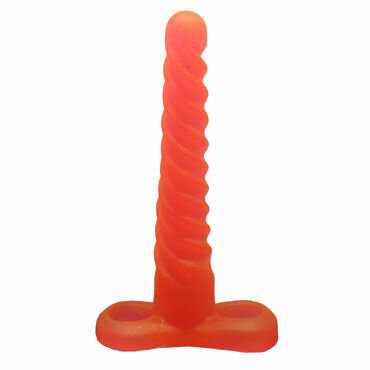 Биоклон Анальная пробка, красная Спиралевидной формы