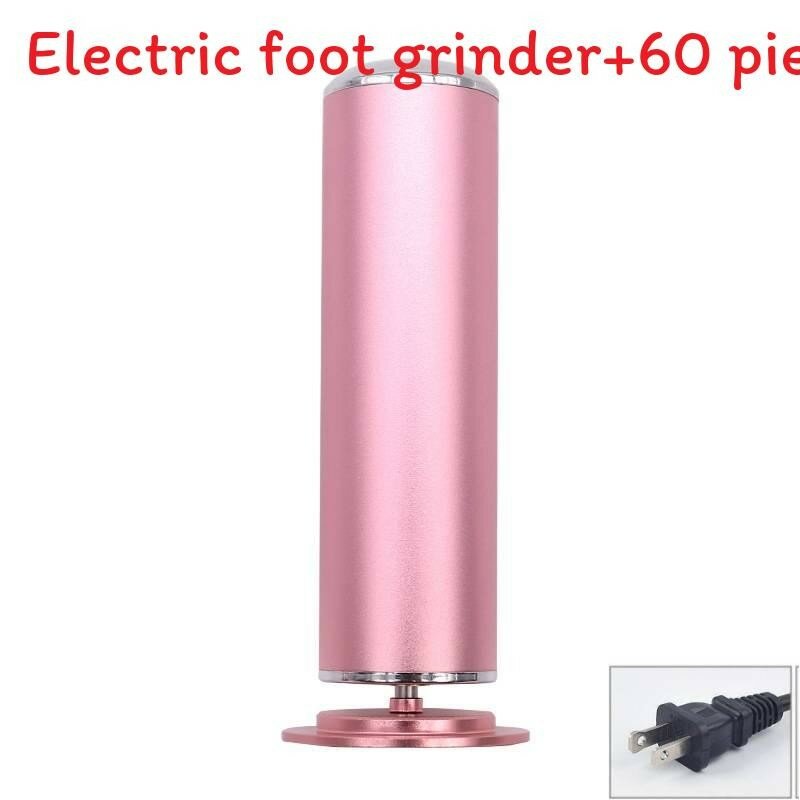 Водонепроницаемый электрический пемзик для ног с регулируемыми настройками и запасными дисками для ухода за ногами и жесткой