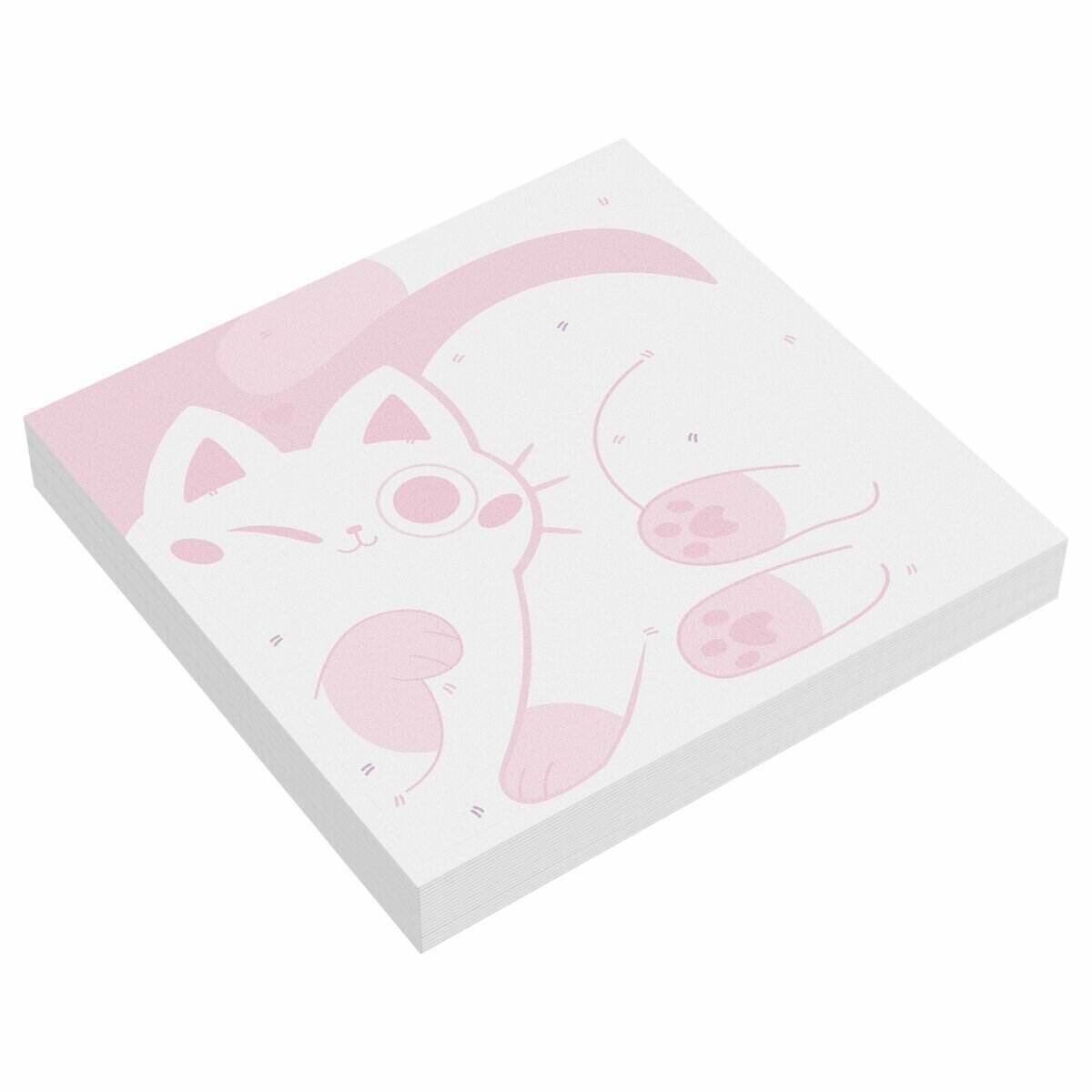 Блок для записей MESHU Meow-meow, 8,5*8,5см, 100л, на склейке, MS_65023/378143