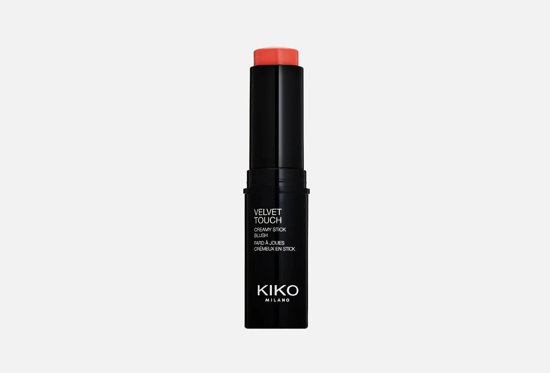 Румяна-стик KIKO MILANO VELVET TOUCH CREAMY STICK BLUSH, оттенок 05 Camelia Red, 10 г