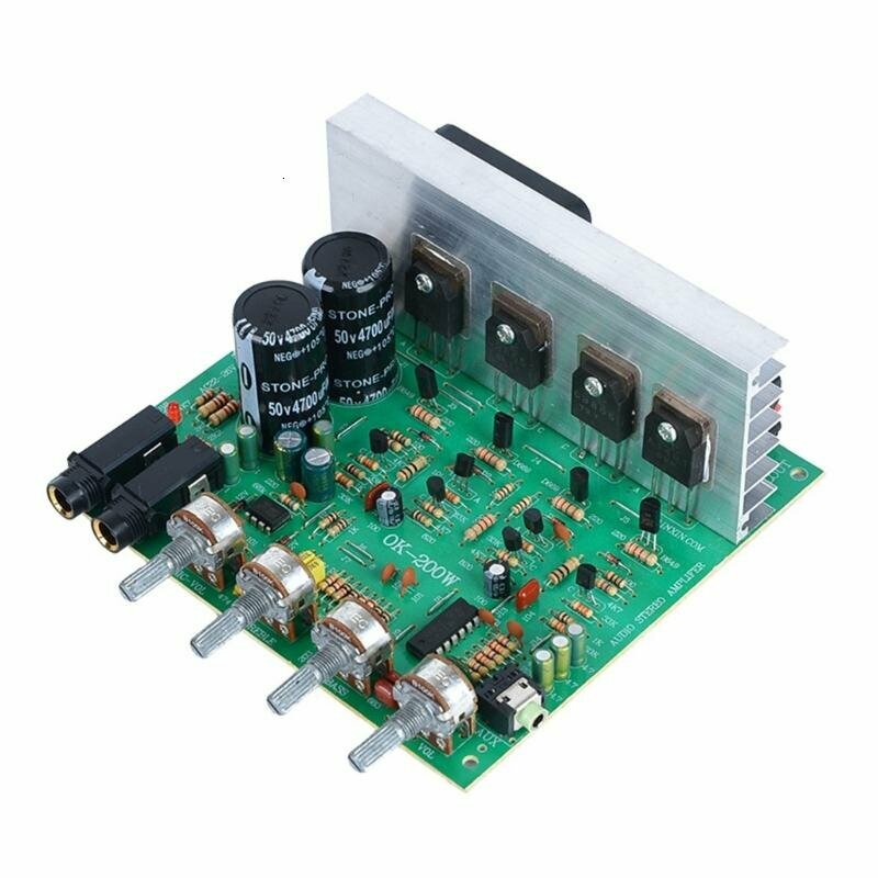 OK200W 2-канальный модуль усилителя 4-8Ом с двойным питанием AC18-26V