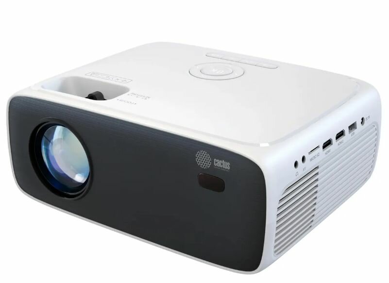 Проектор Cactus CS-PRM.07WT. Full HD, белый