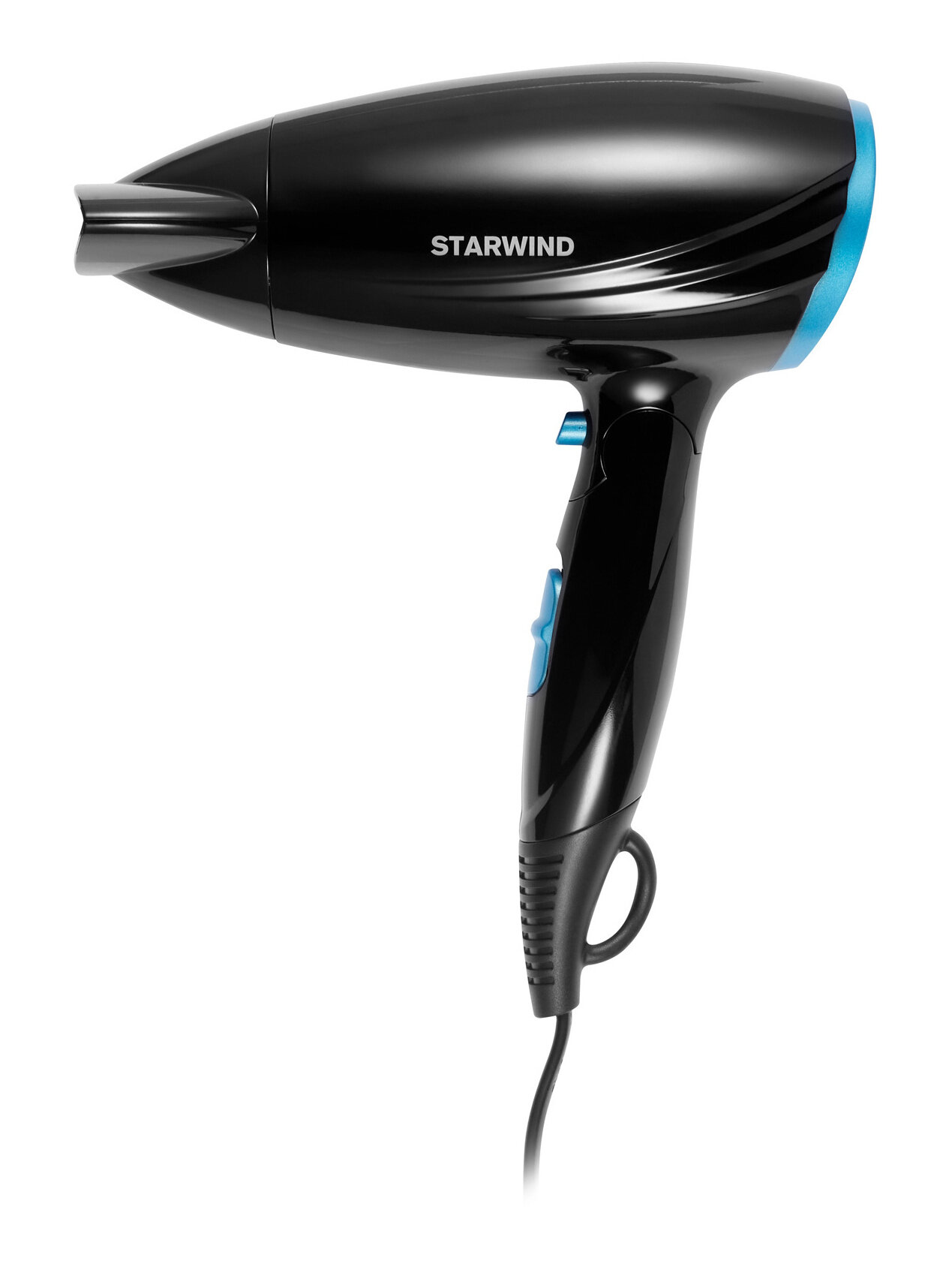 Фен Starwind SHD 7066 1600Вт черный/синий