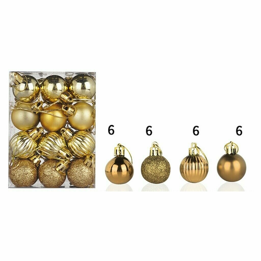 Christmas Tree Balls Ornaments Decorations for Family Parties Garden Dinners Birthday