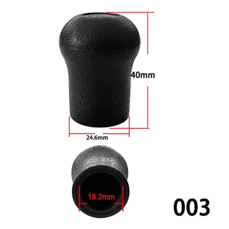 TAKEDO QBC анальные колпачки для удочек Черный, ID18.2mm