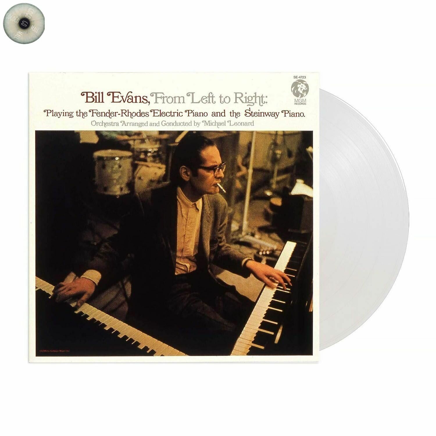 Виниловая пластинка Bill Evans - From Left To Right Vinyl, LP, Album, Limited Edition, Reissue, White Heavy Vinyl.