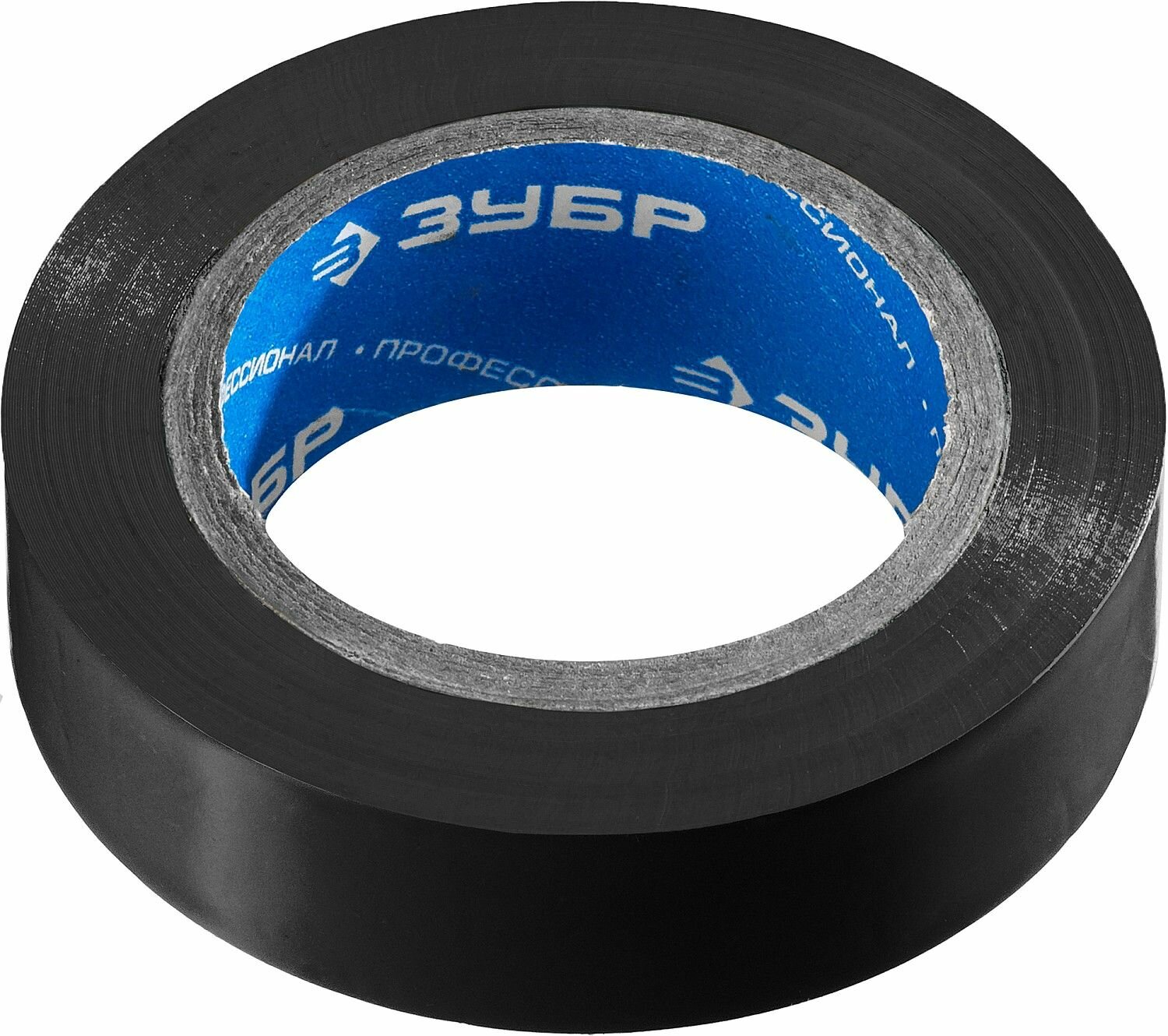 Изолента ПВХ ЗУБР Электрик-10, 15 мм, 10 м, 6 000 В, черная, не поддерживает горение, Профессионал