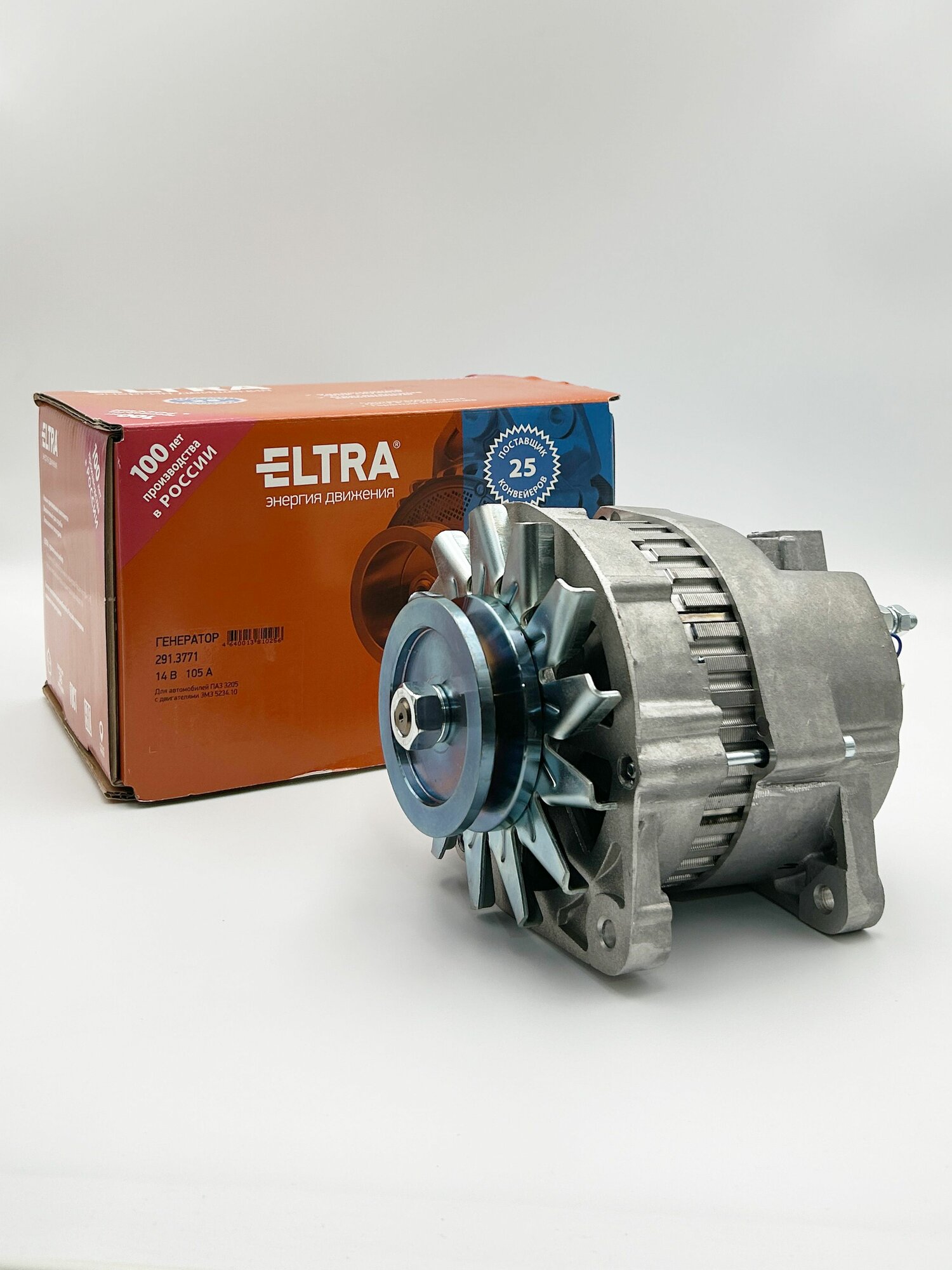 Генератор 14В 105А для а/м ПАЗ-3205 (ЗМЗ-5234.10) - Прамо арт. 291.3771