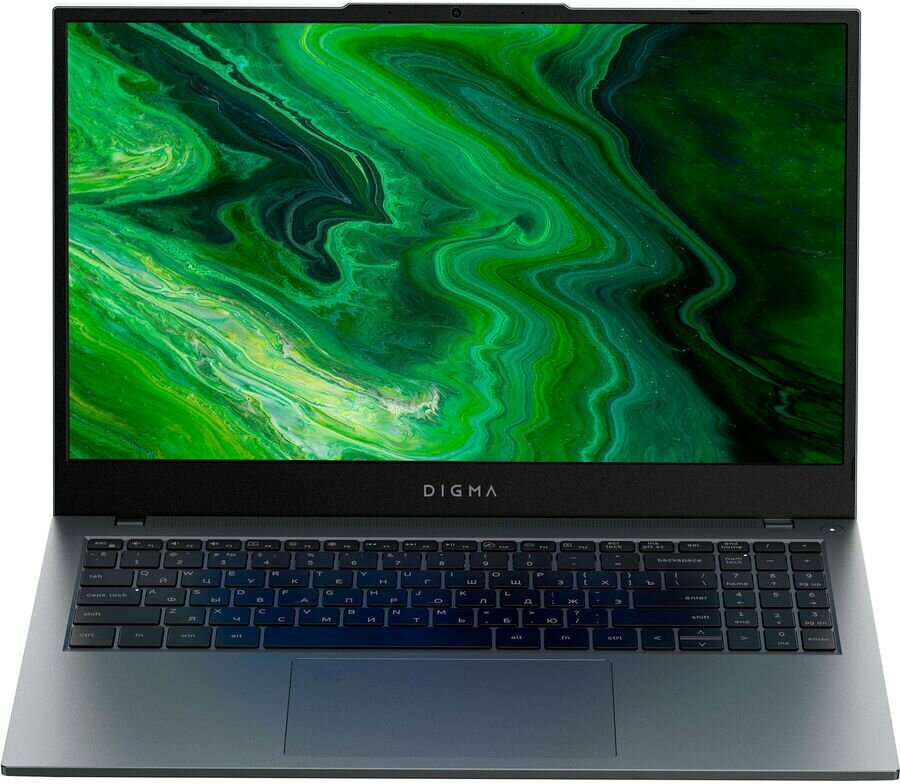 15.6" Ноутбук Digma Pro Fortis M (DN15R5-AEXW01) серый - 1920x1080, IPS, AMD Ryzen 5 5600U, ядра: 6 x 2,3 ГГц, 16 ГБ, SSD 1024 ГБ, AMD Radeon Vega 7, Windows 11 Pro