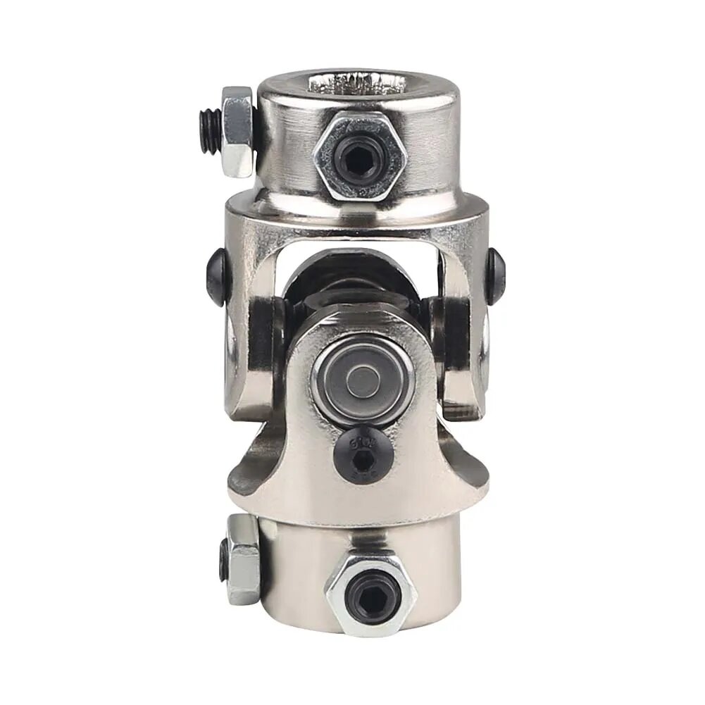 Для Ford Volkswagen Chevrolet 3/4 "DD X 3/4" DD хромированный одинарный U-образный вал, универсальное рулевое управление, универсальные автомобильные аксессуары