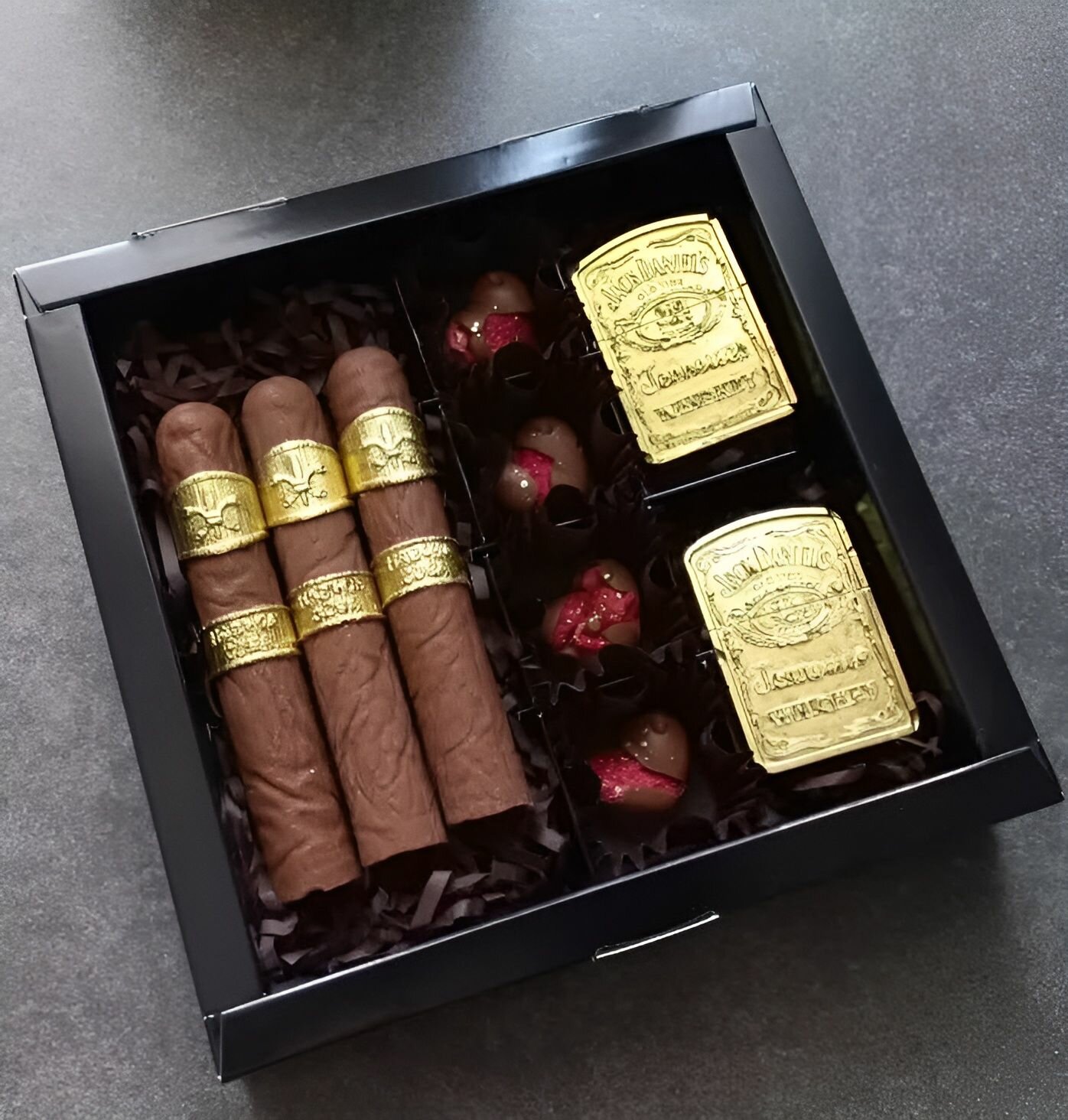 Подарок мужчине на день рождения/23 февраля/новый год ShokoTrendy Сигары и конфеты подарочные в коробке