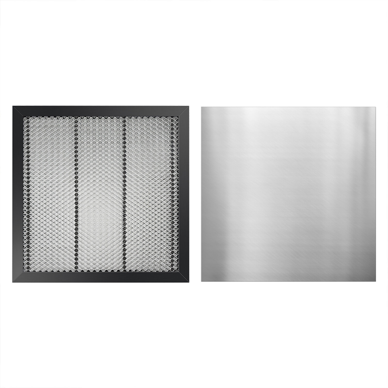 Комплект алюминиевых пластин в виде сот-30x20 см