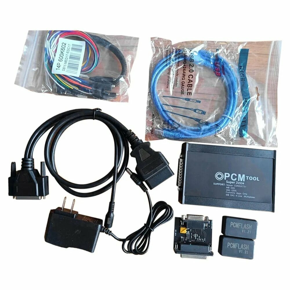 V2.21.22 PCMTOOL OBD2 BENCH V1.20 + V1.21 69 модулей чтения и записи ECU KTMFlash 67IN1 PCM Tool J2534 US Plug