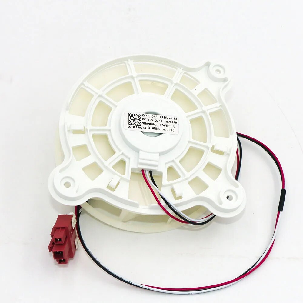 Новые детали для холодильника, двигатель вентилятора ZWF-30-3 DC12V 2,5 Вт 1870 об/мин, диспенсер MeiLing Athena, двигатель вентилятора холодильника, вентилятор охлаждения