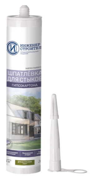 Инженер-строитель шпатлевка для заделки стыков акриловая (0.4кг)