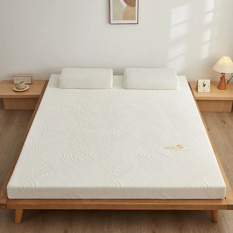 Новый гелевый матрас с медленным восстановлением под давлением, хлопковый матрас с эффектом памяти, домашний татами высокой плотности, губчатый мат, аренда, Color-2(Thick 8cm), 90x200cm