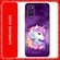 Чехол на Samsung Galaxy A03S / Самсунг Галакси A03S с принтом "Кудрявый единорог...