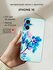 Чехол на Apple iPhone 16 / Айфон 16 с принтом "Голубая орхидея"