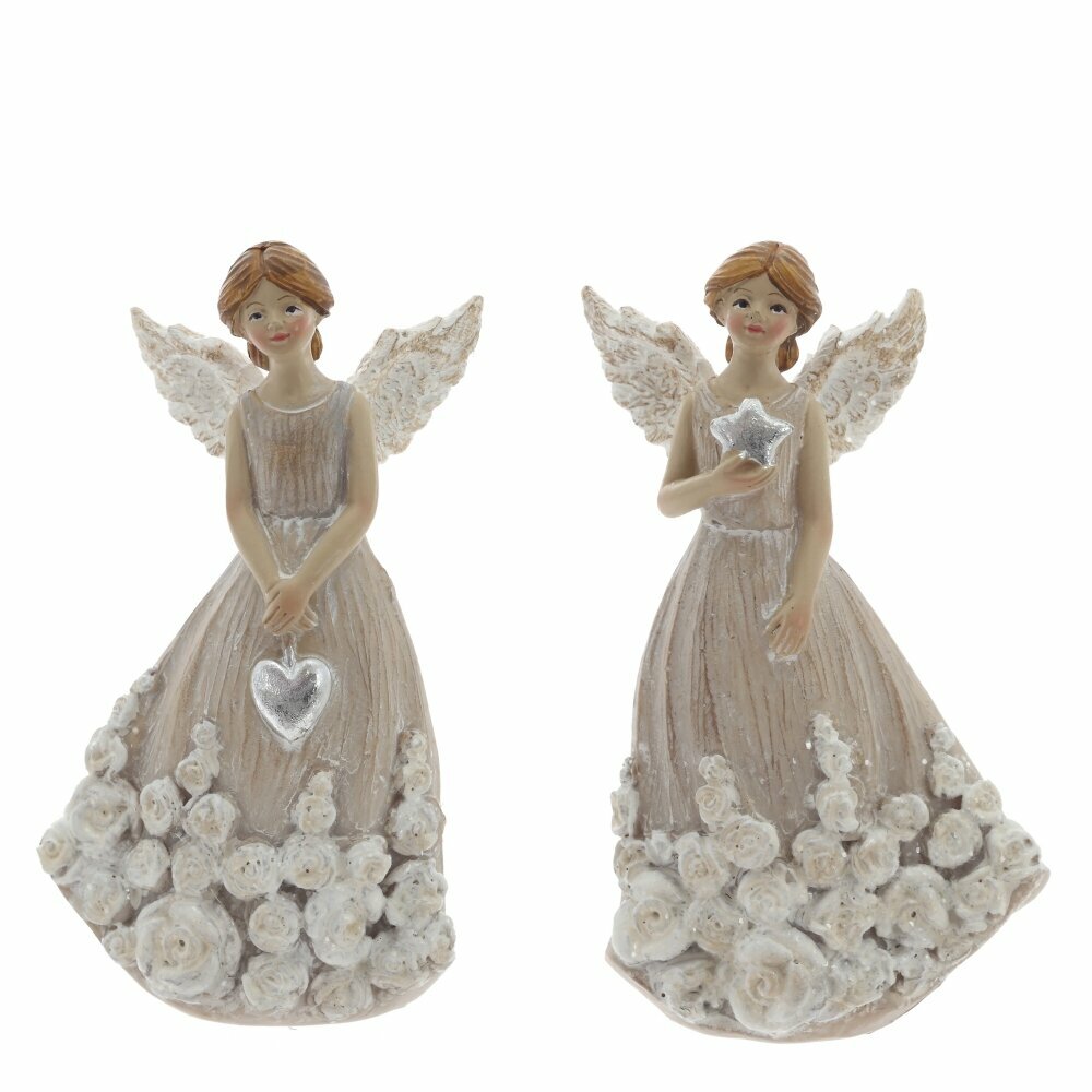 Фигурка декоративная "Ангел",2вида(цена за 1штуку) L5 W3,5 H9 см,