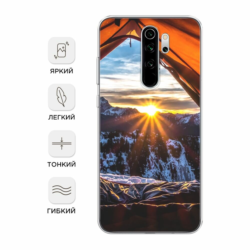 Чехол на Xiaomi Redmi Note 8 Pro / Сяоми Редми Нот 8 Про с принтом "Горы 7" — фото 1