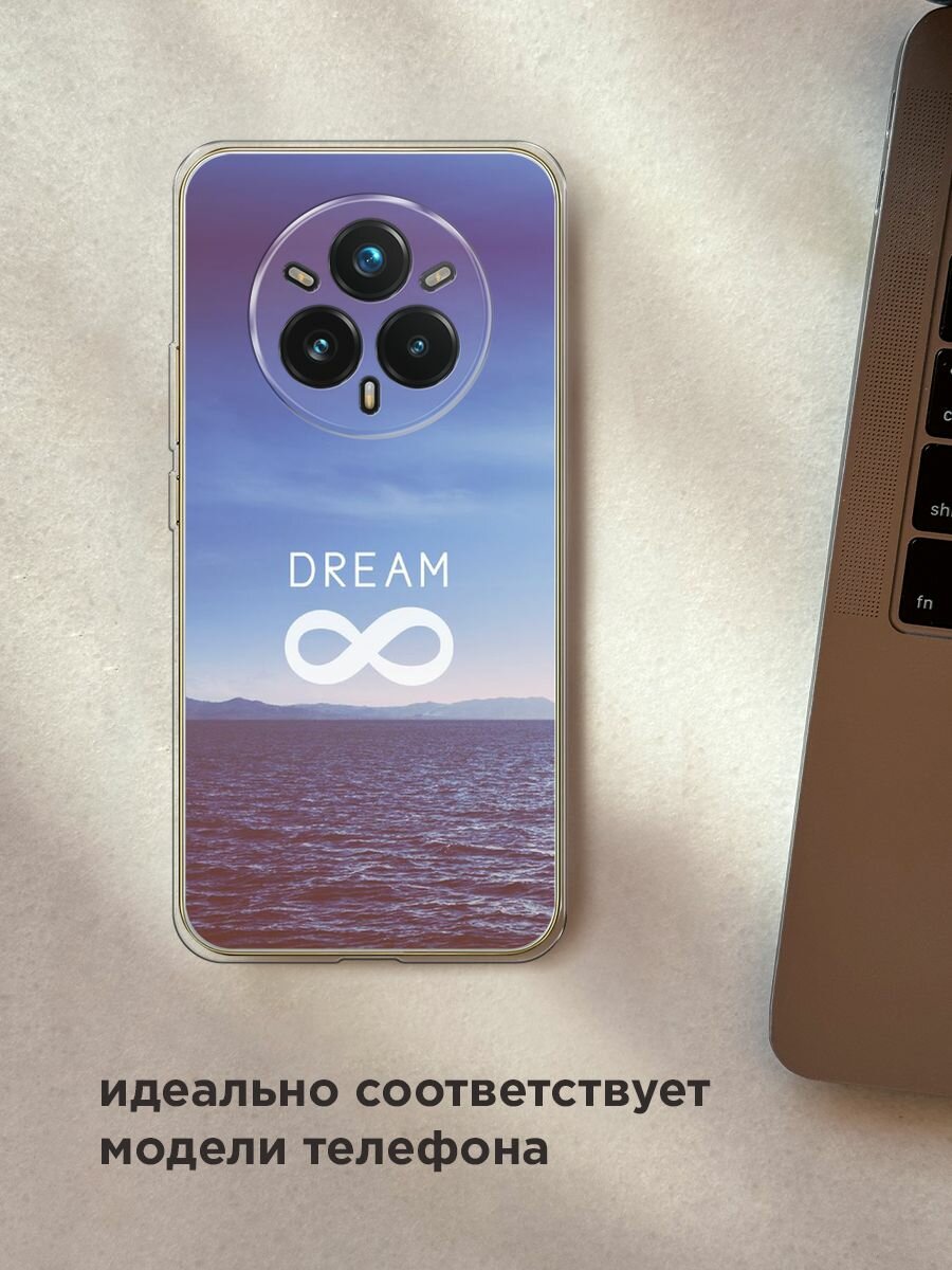Чехол на Realme 14 Pro+ / Реалми 14 Про+ с принтом "Dream бесконечность" — фото 1