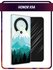 Чехол на Honor X9A / Хонор X9A с принтом Синяя снежная гора, прозрачный