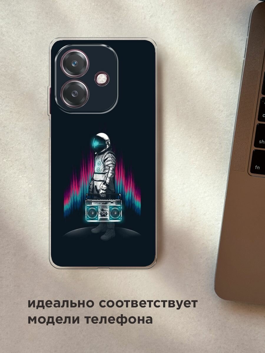 Чехол на Oppo A3/A3x / Оппо А3/A3x с принтом "Космическая вечеринка" — фото 1